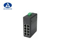 China Industrial No Fan Fast Ethernet Media Converter 8 Port 10/100Base-T DC 9-56V for sale