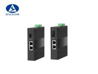 China Gigabit Industrial Media Converter 2x10/100/1000Base-T 1x1000Base-X SFP DC 9-56V for sale