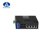 China Gigabit Industrial 802.3az PoE Switch 8 Port 4xPoE 48-56V DC DIN Rail for sale