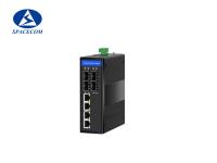 China Industrial Gigabit Switch 4x10/100/1000Base-T + 4x100/1000Base-X SFP 24Gbps for sale