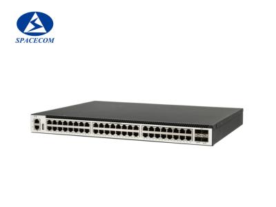 China 19 Inch 48 Port Gigabit Network Tap Switch with 4x10G SFP+ 176Gbps Switching Capacity for sale