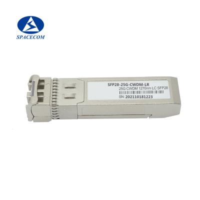 China 25G SFP28 CWDM 1270nm 20km LC Optical Transceiver Module for 25GBASE-ER for sale