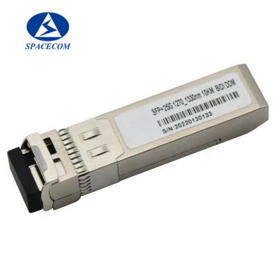 China SFP28 25G BIDI Fiber Optical Transceiver 1270nm 1330nm 10km LC SMF for sale