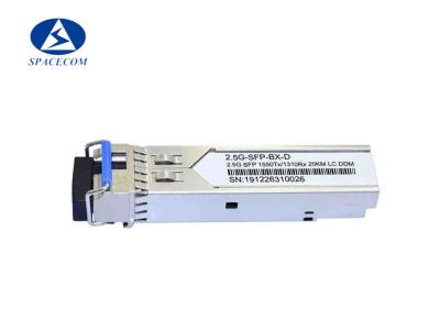 China 2.5G SFP BIDI Transceiver 20km 1310nm 1550nm LC Low Power for Huawei for sale