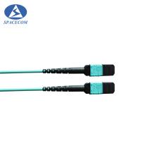 China MPT/MPO Fiber Optics Cables 5M OM3 Multi Mode Ultra Low Insertion Loss for sale