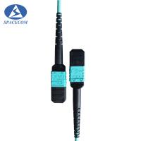 China MPT/MPO Fiber Optics Cables 5M OM3 Multi Mode Ultra Low Insertion Loss for sale