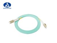 China 50/125 10M Fiber Optics Cables , UPC Lc Lc Duplex Patch Cord OM3 for sale