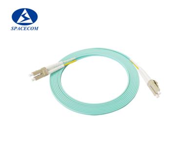 China 50/125 10M Fiber Optics Cables , UPC Lc Lc Duplex Patch Cord OM3 for sale