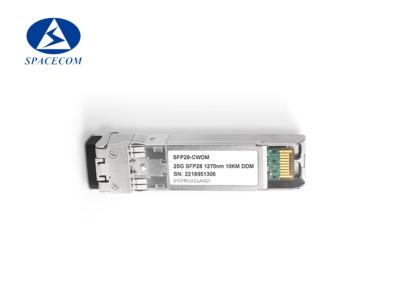 China 25G SFP28 CWDM 10km Optical Transceiver Dual Fiber SMF LC 1270-1370nm for sale