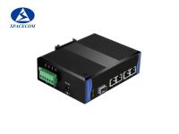 China Gigabit PoE Industrial Switch 4x10/100/1000Base-T 1x100/1000Base-X SFP 4xPoE 9-56V DC for sale