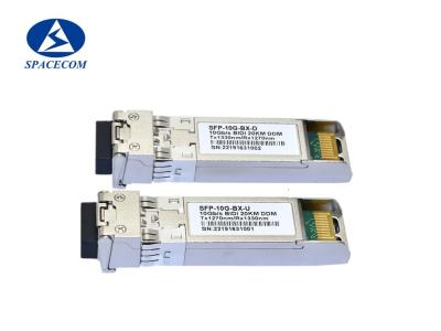 China 10G SFP+ BIDI 20km 1270nm/1330nm LC Hot Pluggable Transceiver Module 3.3V for sale