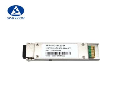 China 10G XFP BiDi Transceiver 20km 1270nm 1330nm LC SMF RoHS Compliant for sale