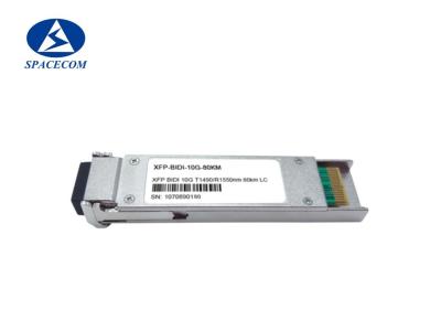 China 10G BIDI XFP Transceiver Module 80km 1490/1550nm LC SMF for Ethernet for sale