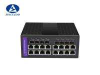 China Gigabit Industrial PoE Switch 16 Ports 10/100/1000Base-T 8 SFP 30W Per Port for sale