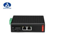 China Gigabit PoE Industrial Media Converter 2x10/100/1000Base-TX 1x1000Base-X SFP 30W for sale