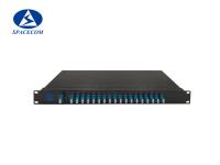 China 1RU Rackmount DWDM MUX DMUX 18 Channel 100GHz Low Insertion Loss for sale