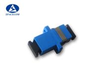 China SC/PC Single Mode Adapter Separated Design with Shutter Flange Low Insertion Loss 0.2dB for sale