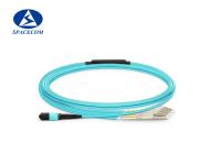 China PC Simplex Multi Mode Fiber Optic Cable MTP MPO Connector 10M OM3 for sale