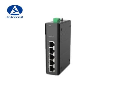 China 5 Ports Industrial Gigabit Ethernet Switch , OEM Din Rail Ethernet Switch for sale
