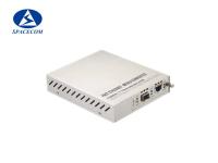 China 10G Copper to Fiber Media Converter DC 48V SFP+ RJ45 10GBASE-T to SFP+ for sale