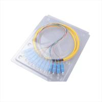 China 12F Optical Fiber Pigtail ,12 core Fiber Cable Patch Cord 1m sc lc for sale