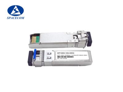 China 10G SFP+ BIDI LC Transceiver Module 1270nm 1330nm 40km for FTTH FTTB FTTX Network for sale