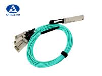 China 100G QSFP28 to 4x25G SFP28 Active Optical Cable 850nm 70m MPO for sale
