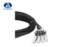China 40G QSFP+ to 4x10G SFP+ DAC Direct Attach Cable 3m 30AWG Cisco Huawei Compatible for sale