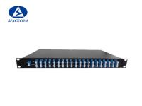 China 1RU Rackmount 32 Channel DWDM Mux Demux SMF-28e 100GHz Low Insertion Loss for sale