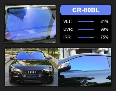 China 83% CR-8065 Red Sunshine Chameleon Film For Car Clear Vision 2mil for sale