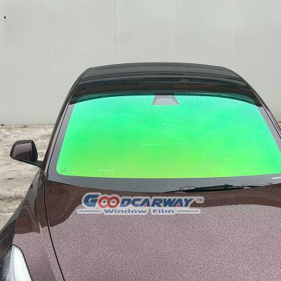 China Green Chameleon Window Film | High Clarity Car Tint UV Heat Protection tinted car window film for sale
