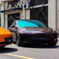 China CR-35 Teal-Green Chameleon Window Film | High Privacy Car Tint with UV & Heat Protection for sale