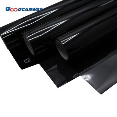 China 1 Ply 1% Dark Color Carbon Film Anti Scratch 3 Years Warranty Car Window Film for sale