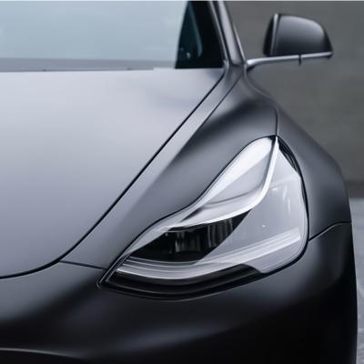 China 190.5 Micron TPU Matte Black 7.5mil 1.52m X 15m Matte Paint Protection Film for sale