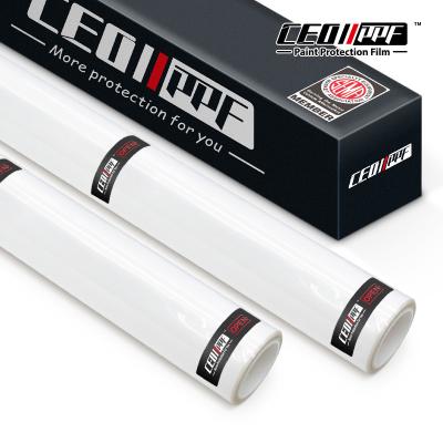 China 6.5mil 7.5mil 8mil 10mil Car Paint Protection Film Heat Repair Gloss Anti Scratch TPU TPH for sale