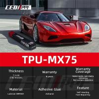 China TPU-MX 7.5/8.5mil Paint Protection Film Self-Healing High Gloss Clear PPF for sale