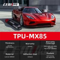 China TPU-MX 7.5/8.5mil Paint Protection Film Self-Healing High Gloss Clear PPF for sale