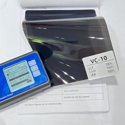 China car privacy window film Ultra Dark Car Sputter Tint 99% UVR 93% IRR 06% VLT for sale