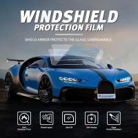 China 7mil KPU Windshield PPF Anti-Crack Weather-Resistant Clear Automotive Glass Film for sale