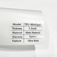 China TPU-Matt(py) PPF 7.5mil 5-Year Warranty Ultra Matte Paint Protection Film for sale