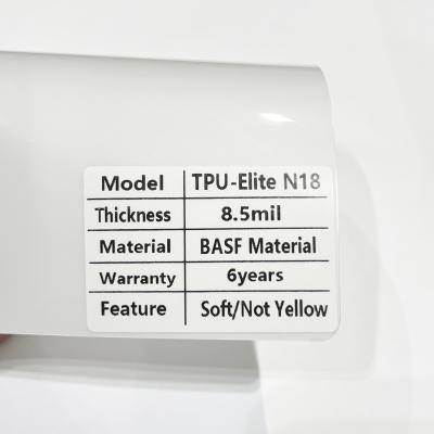 China TPU-Elite N18 8.5Mil Hydrophilic Super High Gloss Car PPF Cost-Effective Heavy Duty for sale