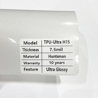 China TPU-Ultra 7.5/8.5/12mil Paint Protection Film Ultra Gloss Anti-Yellowing Clear PPF for sale