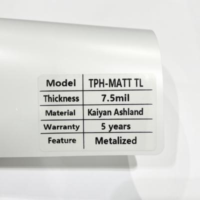 China TPH-MATT TL PPF | 7.5mil Kaiyan Ashland, 5-Year Warranty Metalized Matte Paint Protection Film for sale