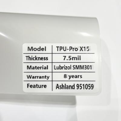 China TPU-PRO X15 Pro 7.5Mil Premium Car PPF Enhanced Gloss Hot Sale for sale