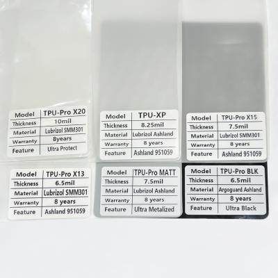 China S Series TPU Self Healing Clear Car Wrap S18 8.25ml 1.52m X 15m for sale