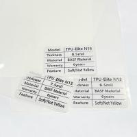 China TPU-Elite 6.5/7.5/8.5mil  Paint Protection Film High Gloss Hydrophilic Soft Easy Installation Anti-Yellowing Clear PPF for sale