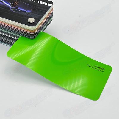 China Viper Green TPU Color PPF High Gloss Automotive Paint Protection Film for sale