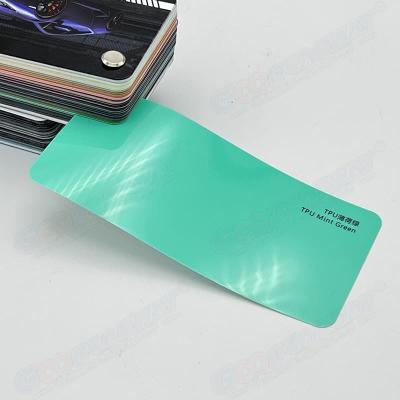 China Goodcarway Mint Green TPU Color PPF Fresh Tone Paint Protection Film for Vehicles for sale