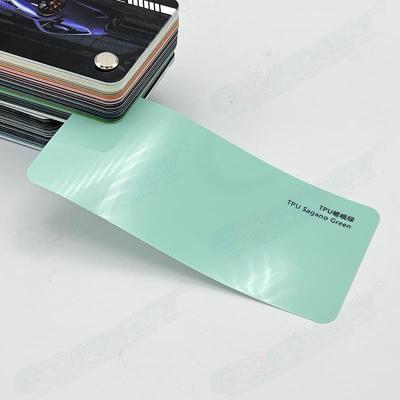China CEO PPF Sagano Green TPU Color PPF Natural Gloss Paint Protection Film for sale