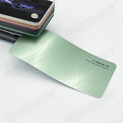 China Francesca Green TPU Color PPF – Glossy Self Healing Paint Protection Film for sale